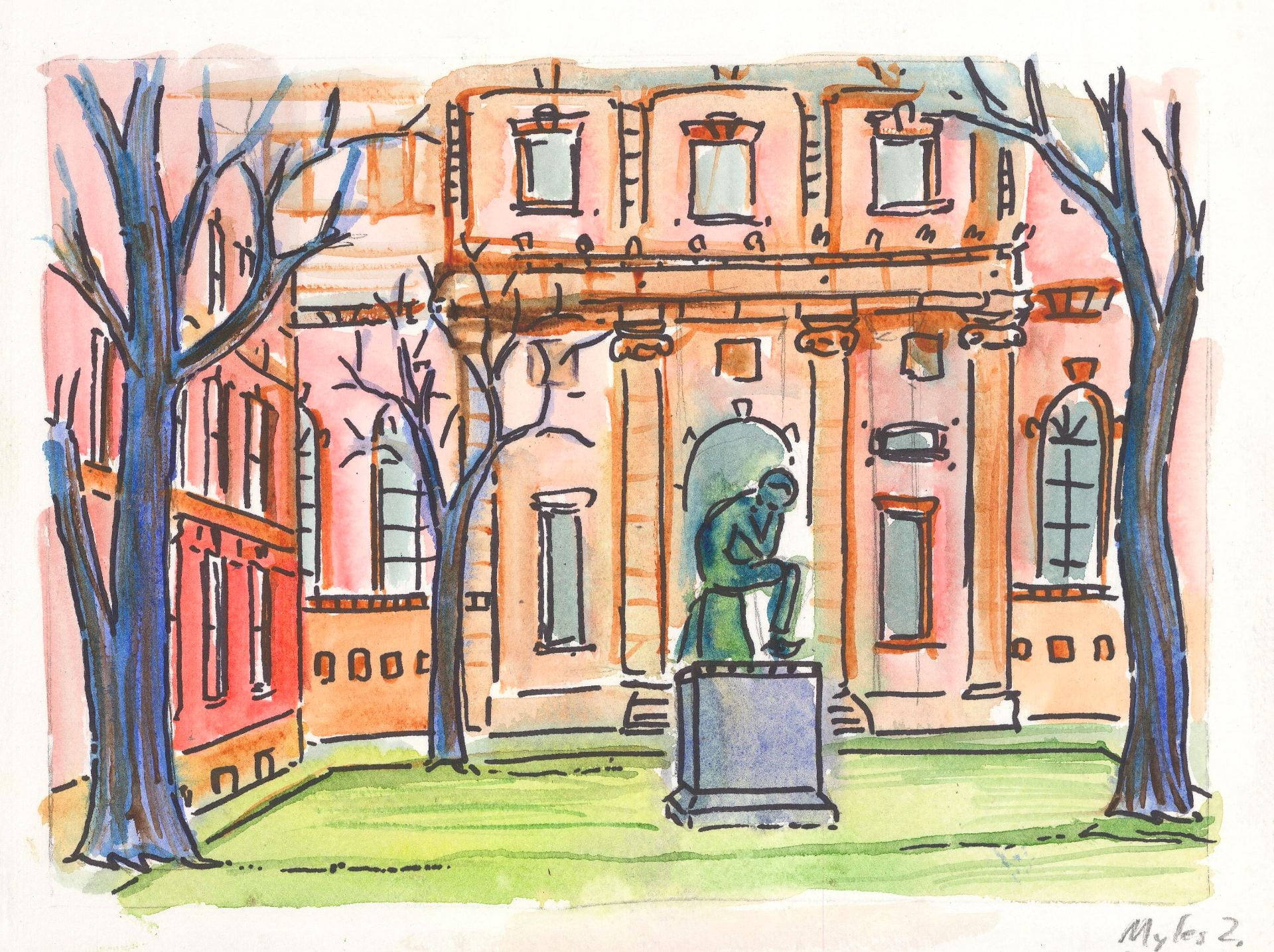 Columbia University Artwork – Myles Zhang