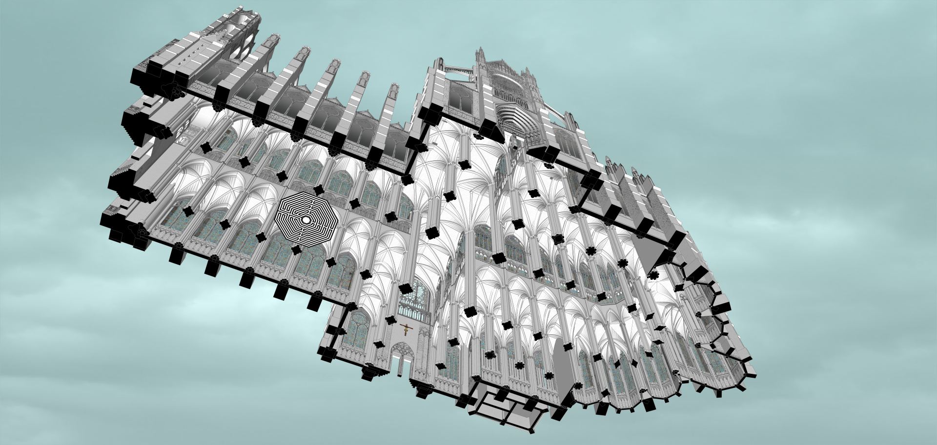 Amiens Cathedral Construction Sequence – Myles Zhang