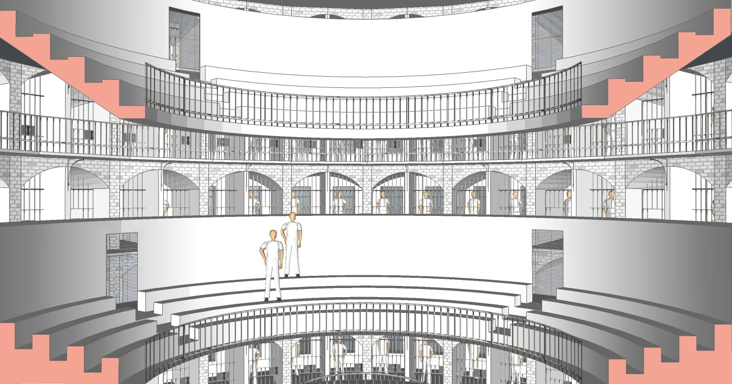Computer Model of Jeremy Bentham’s Panopticon – Myles Zhang
