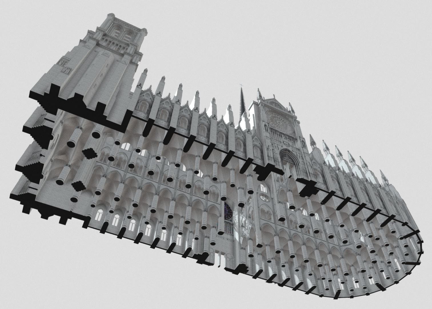 Notre-Dame of Paris Construction Sequence – Myles Zhang