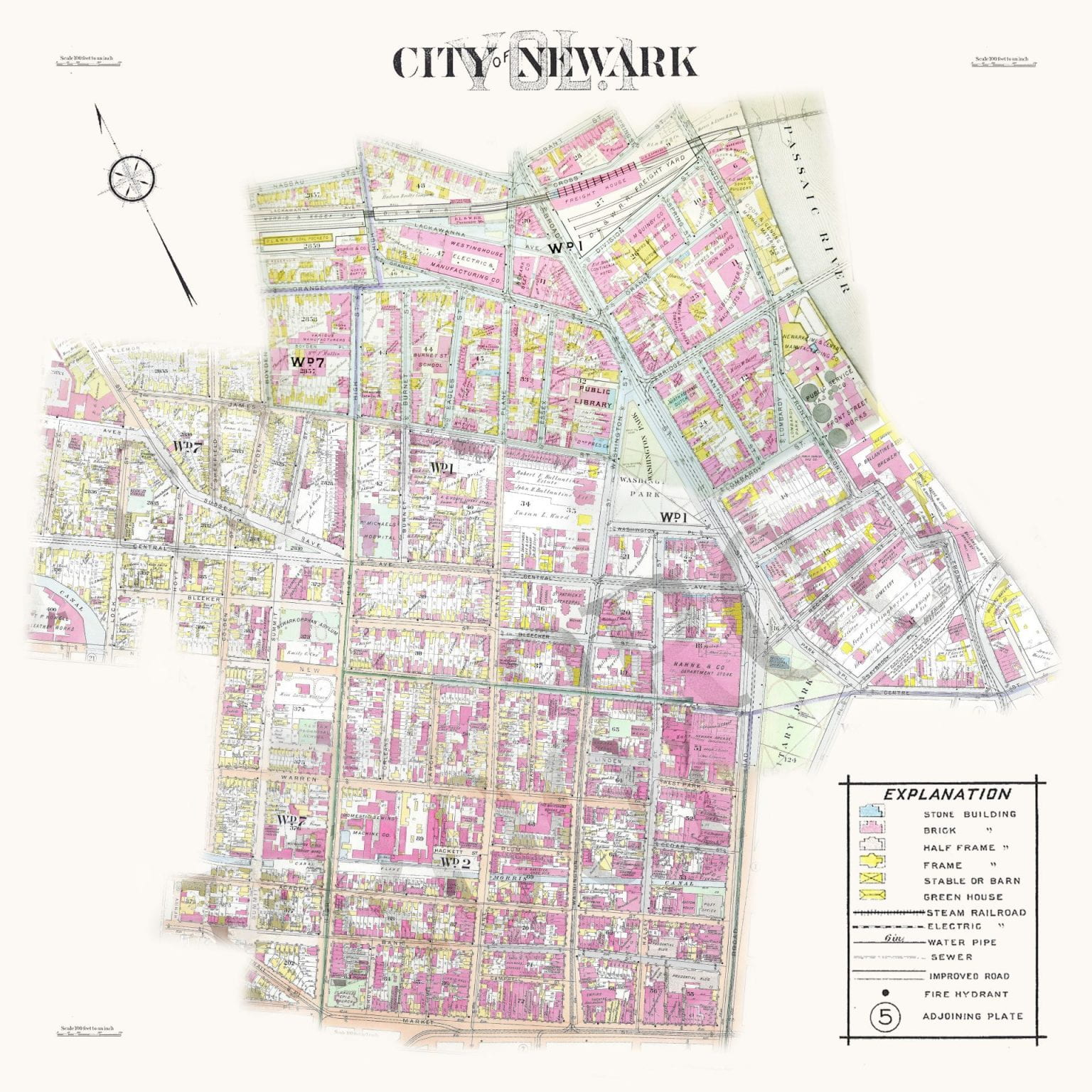 Map of Newark – Myles Zhang
