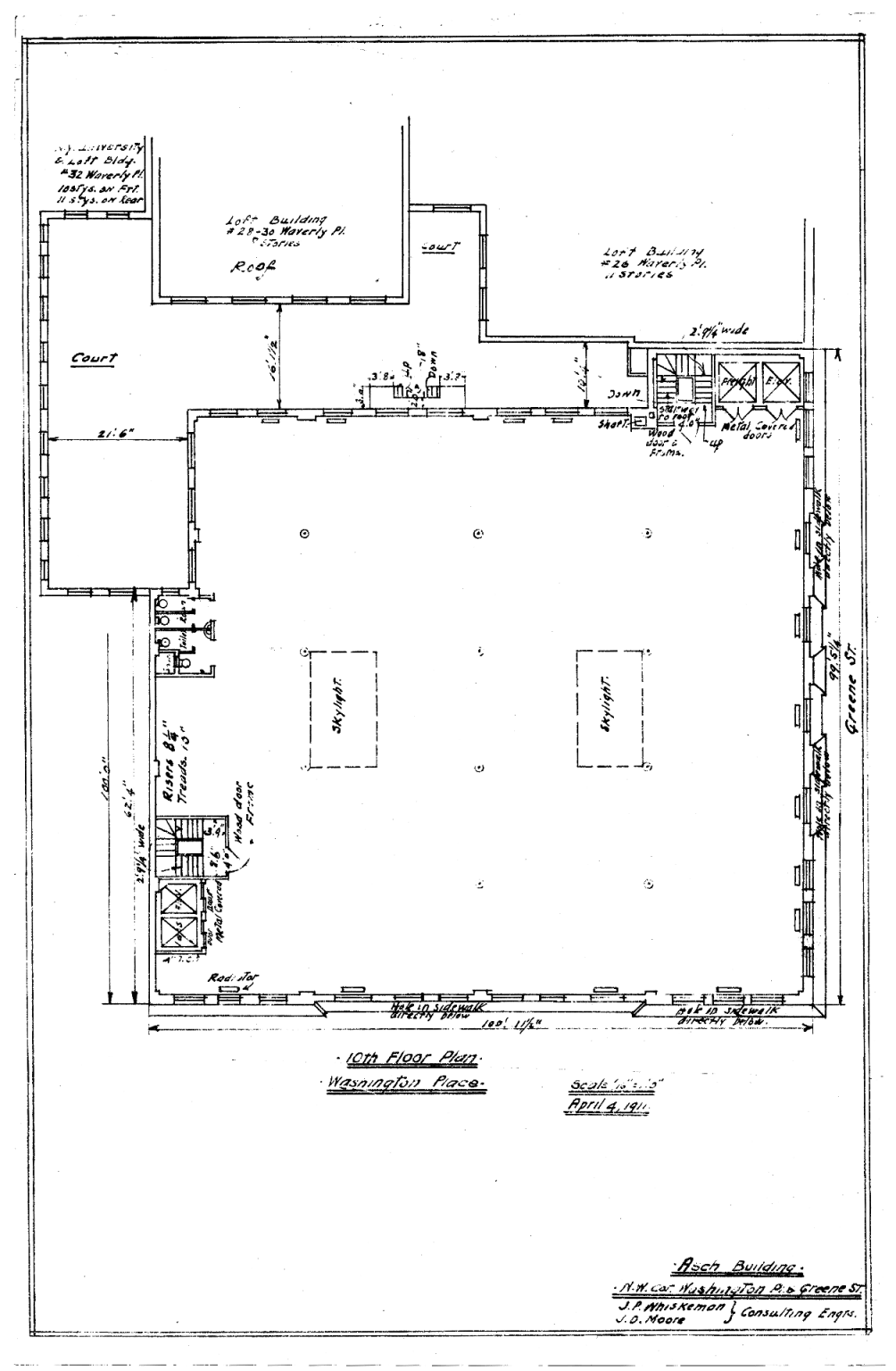 Time-lapse Animation of Triangle Shirtwaist Factory Fire – Myles Zhang