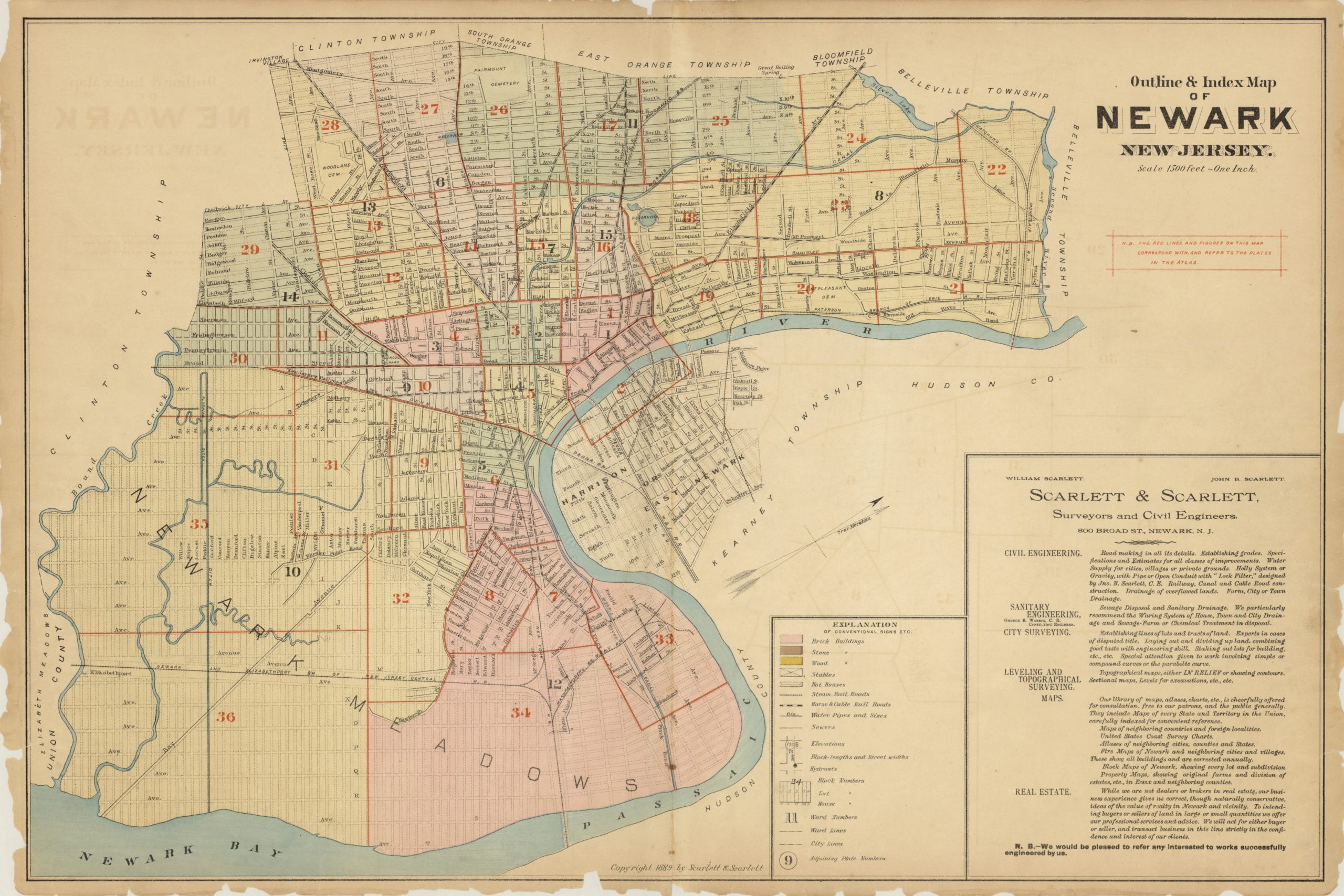Newark Changing in Maps: 1889, 1927, 1930 – Myles Zhang